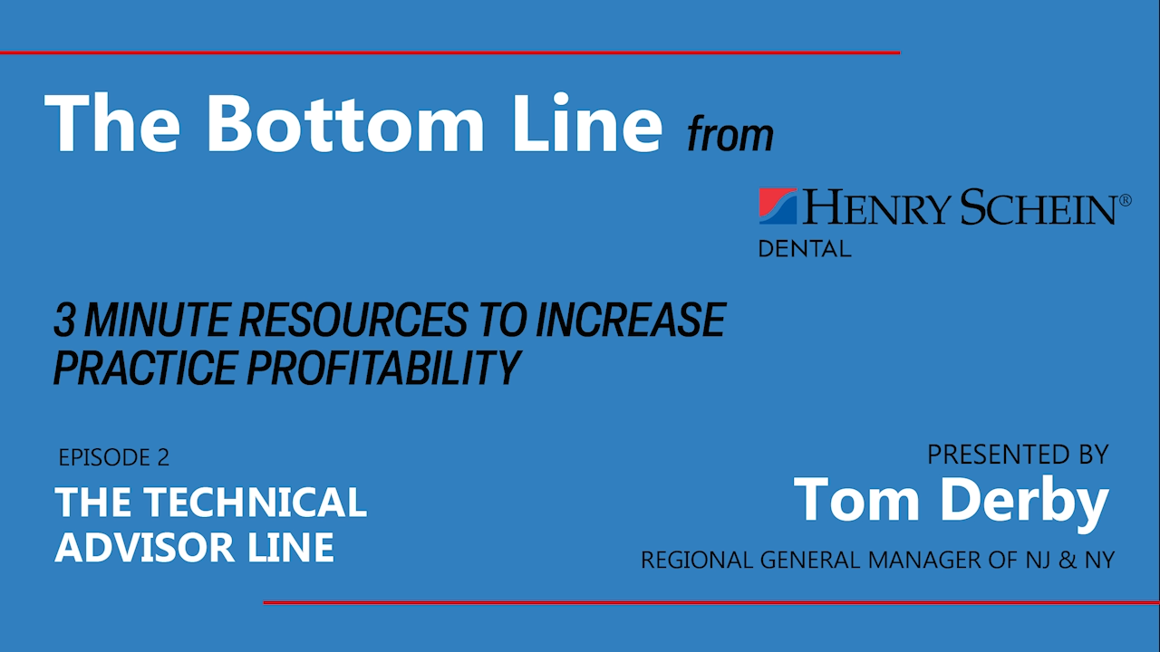 The Bottom Line from Henry Schein: 3 Minute Resources | Episode 2: The ...